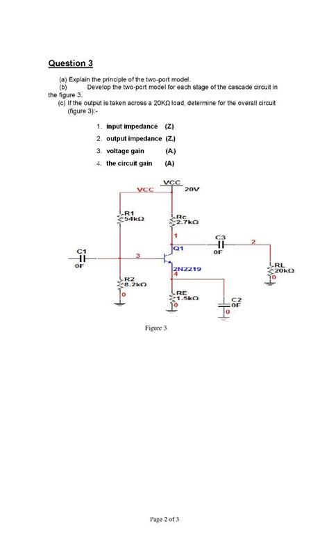 Solved Question A Explain The Principle Of The Two Port Chegg Com