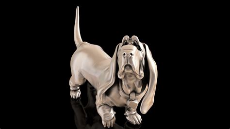 Basset Hound 3d Print Model 3d Model 3d Printable Cgtrader