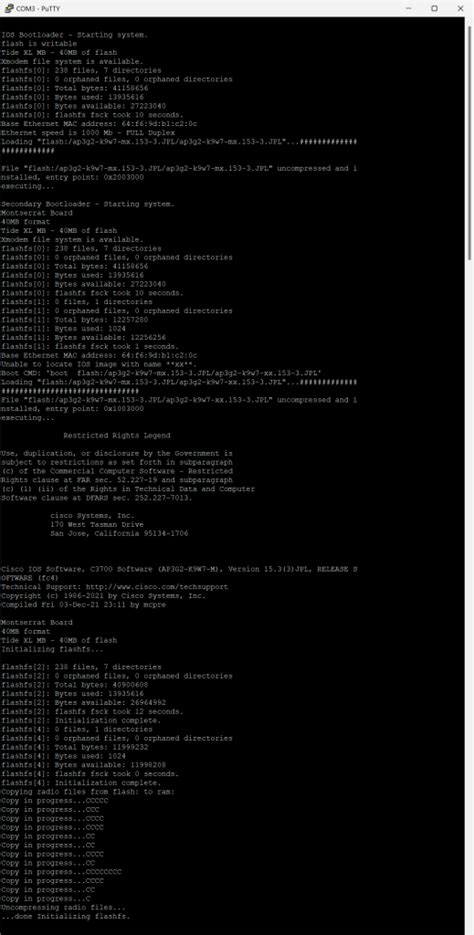 Converting Cisco Aironet From Lightweight To Autonomous Mode