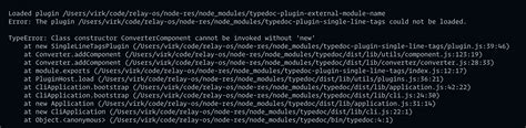 plugin breaks in 0 14 · issue 943 · typestrong typedoc · github