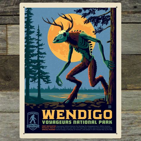 Wendigo Sightings Map