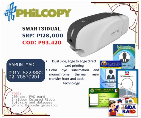 Smart31dual Pvc Id Card Printer Maker Machine Commercial And Industrial
