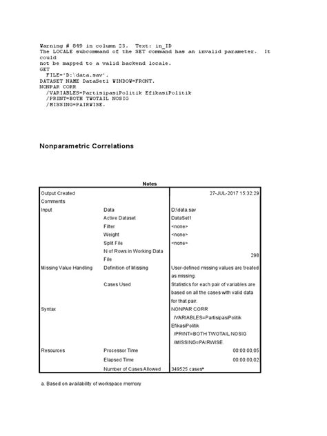 Koef Spearman Brown Pdf Spearmans Rank Correlation Coefficient Correlation And Dependence