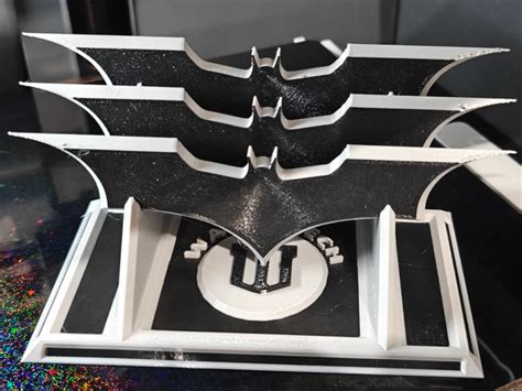 Batarang Set With Stand Remixed By Texas Tbag Makerworld Download Free 3d Models