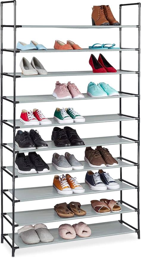 SZAFKA NA BUTY OBUWIE PÓŁKI STOJAK REGAŁ ORGANIZER METALOWY SKŁADANY