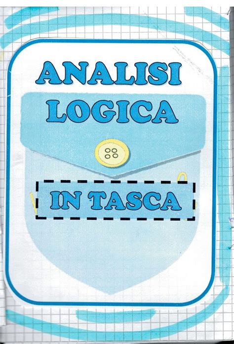 Analisi Logica E Grammaticale Flip Book Didattica Creativa