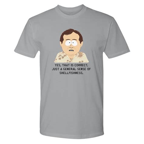 South Park Clyde Donovan Muschelfischerei Erwachsene Kurzärmeliges T Shirt Paramount Shop
