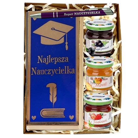 Prezent ZESTAW NAUCZYCIELA Koniec Roku Czekolada Nauczycielki