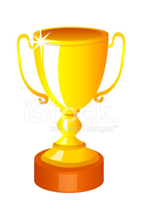 向量圖示金獎盃 Stock Vector