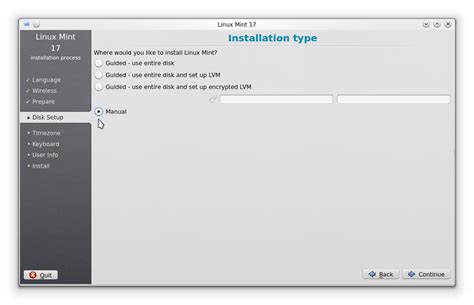 Manual Disk Partitioning Guide For Linux Mint 17 KDE LinuxBSDos