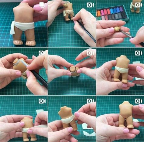 Pin De My Craft Steps En Polymer Clay Tutorials Bebes En Porcelana
