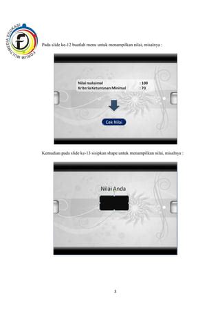 Membuat Quiz Interaktif Dengan Visual Basic For Applications PDF