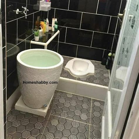Desain Kamar Mandi Minimalis Dengan Kloset Jongkok Dan Duduk Lengkap Dengan Ukuran