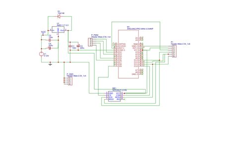 Arduino Pro Mini схема электрическая принципиальная