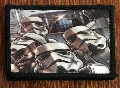 Star Wars Stormtrooper Selfie Morale Patch Redheaded Productions