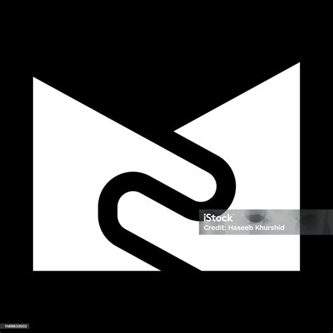 Logo Zm Minimal Icône Dun Zm Sur Fond De Luxe Idée De Logo Basée Sur