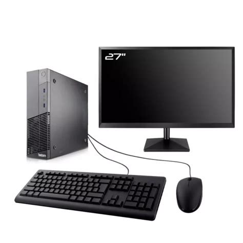 Pc Lenovo M P Sff Ecran Intel I Ram Go Ssd Go W Wifi Eur Picclick Fr
