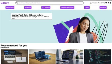💻 Udemy Website Project Built With React Html And Css I Built A
