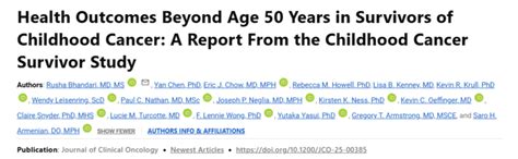 Jonathan Friedberg The Importance Of Continued Screening For Late Effects In Adulthood Oncodaily