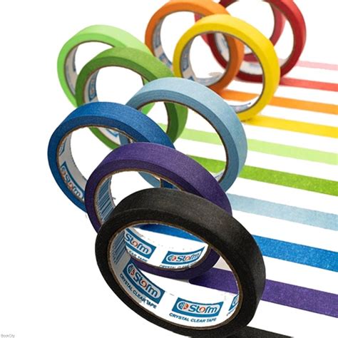 خرید چسب کاغذی 2 سانت رنگی استورم