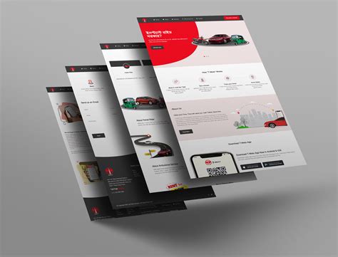 Ride Sharing Platform Website Ui Design On Behance