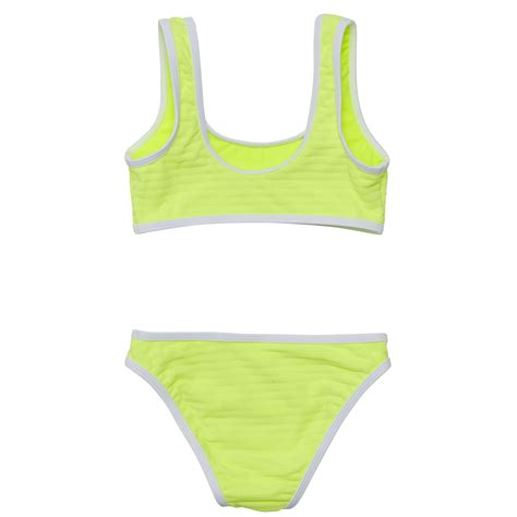 Citron Zest Crop Bikini Snapper Rock