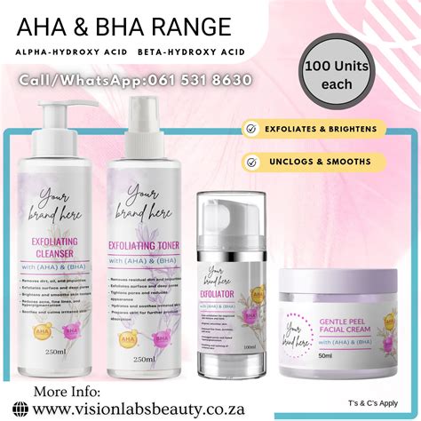 Alpha Hydroxy Acid Aha Range Vision Labs Beauty