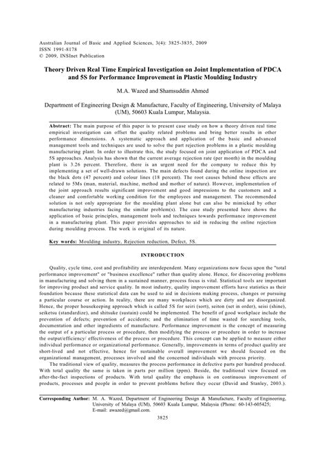 pdf theory driven real time empirical investigation on joint