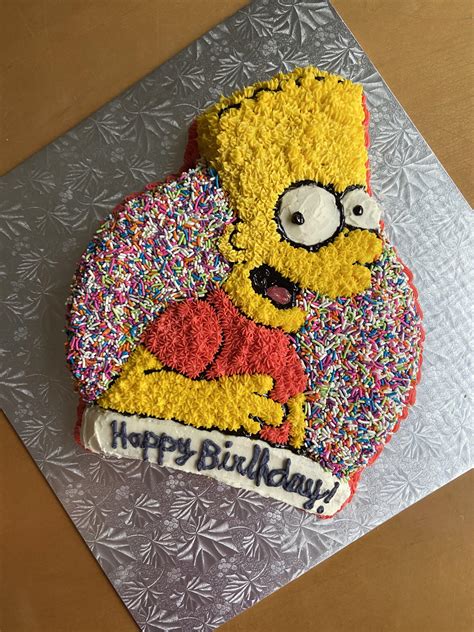 Bart Simpson Cake Rcakedecorating