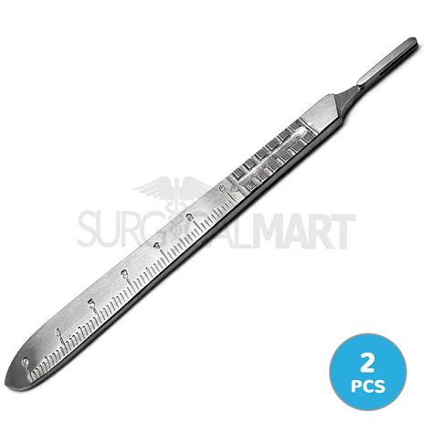 5 Pcs Bard Parker Scalpel Handle 4 With Ruler Fit Blades 20 25