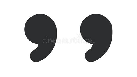 Black Double Quotation Marks Icon Punctuation Vector Vector Design Generative Ai Stock Vector