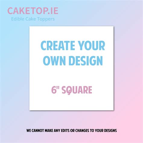 Edible Cake Toppers Ireland High Quality Easy Peel Toppers Fast