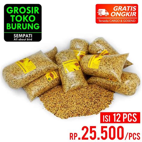 Jual SEMPATI GROSIR Pakan Kenari Premium 1 Kg Sempati Isi 12 Pcs Pakan