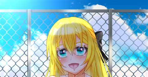 一次創作 プールの時間 かみをきるのイラスト Pixiv