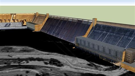Grand Coulee Dam 3d Model