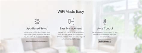 TP Link Deco S7 AC1900 Whole Home Mesh Wi Fi System 3 Pack Incredible