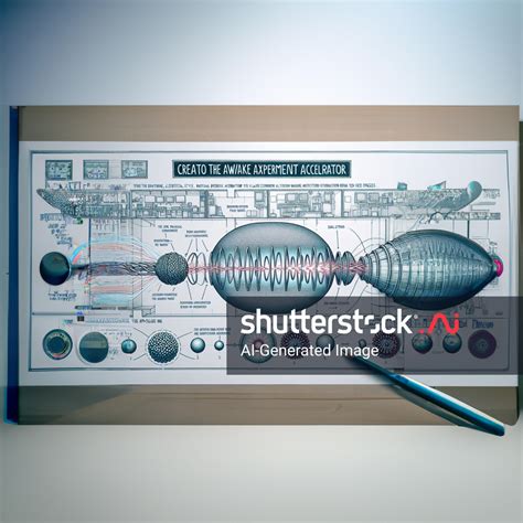 Technical Drawing Awake Experiment Particle Accelerator Ai Generated Image 2458834529 Shutterstock
