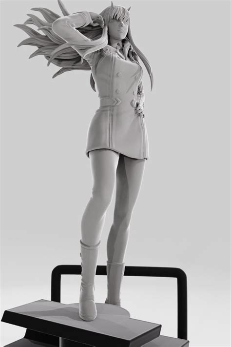 Zero Two V2 Darling In The Franxx Stl 3d Model Design Printable File