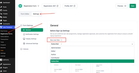How To Allow Different User Roles In Registration Form Wedevs