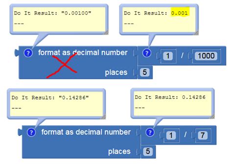 Remove Non Significant Zeros In A Decimal Number With Rounding Mit App Inventor Help Mit App