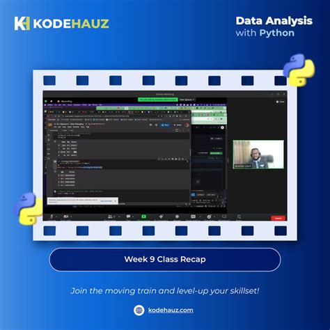 Week 9 Recap Data Analysis With Python Class Kodehauz Posted On The Topic Linkedin