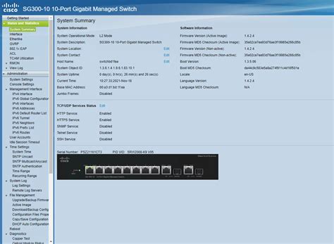 Cisco SG300 10 10 Port Gigabit Managed Switch No Power Supply Free Shipping Max Marine
