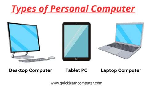 7 Different Types Of Personal Computers Examples