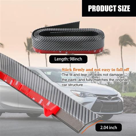 Zkfar Pack 1 Divisor De Labio Para Parachoques Delantero De Automóvil