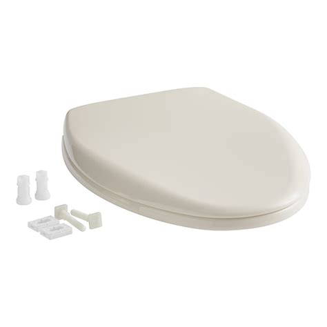 Bemis Affinity 1200e4b 006 Bone Elongated Plastic Toilet Seat With Stay