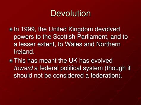 Federalism Regionalism And Devolution Ppt Download