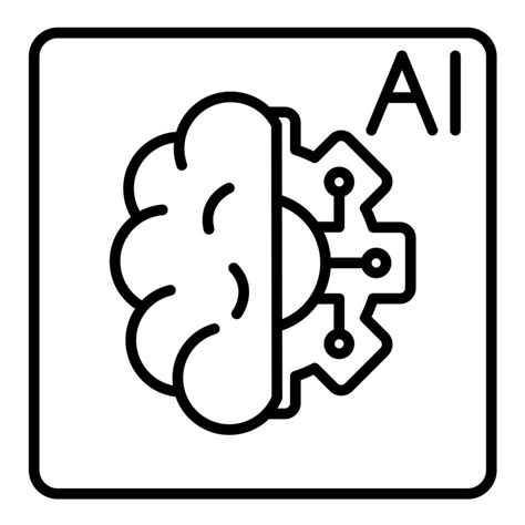 Artificial Intelligence Line Icon 14809131 Vector Art At Vecteezy