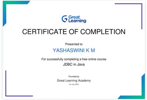 Yashaswini K M On Linkedin Hey Connections Im Glad To Share That I