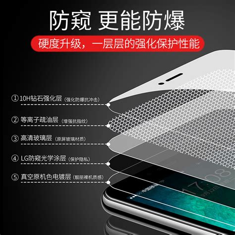 苹果6钢化膜iphone6s防窥6splus全屏覆盖6p手机防窥膜6sp屏保六i6护眼抗蓝光ip6防偷窥玻璃贴膜spuls半防摔苹虎窝淘