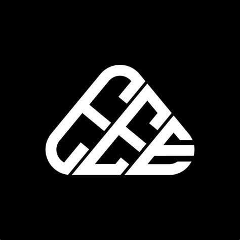 Eee Letter Logo Creative Design With Vector Graphic Eee Simple And Modern Logo In Round